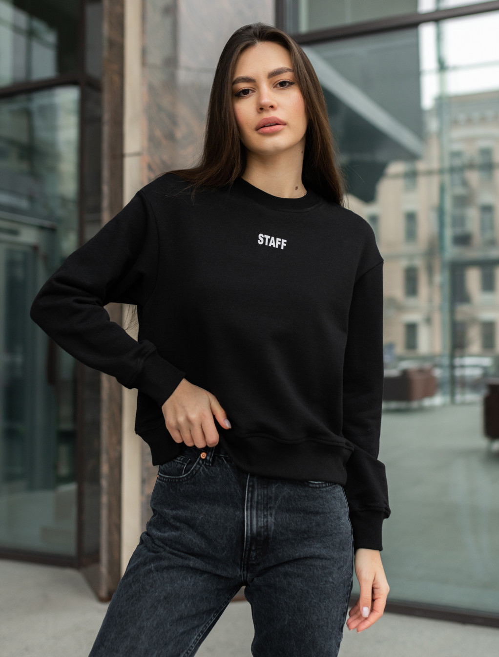 Damska bluza Staff czarna - kup online
