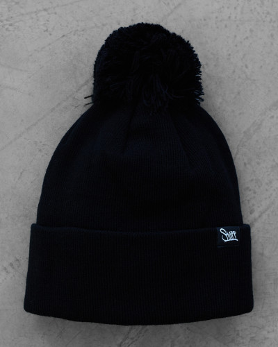 Czapka Staff black pompon