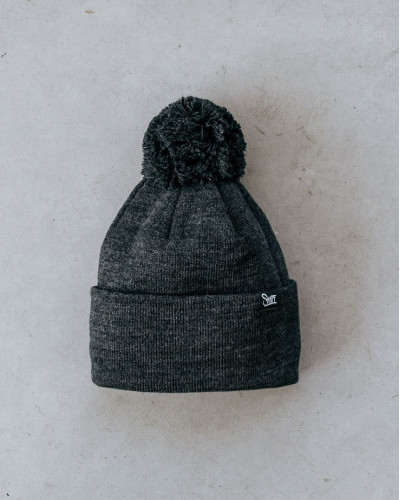 Czapka Staff graphite pompon