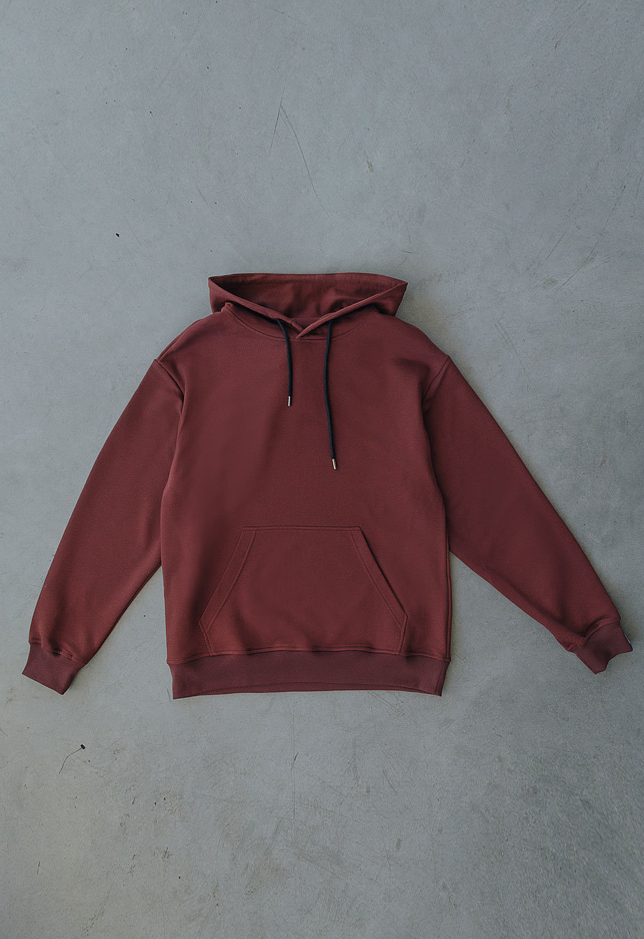 Bluza z kapturem męska Staff brązowa oversize