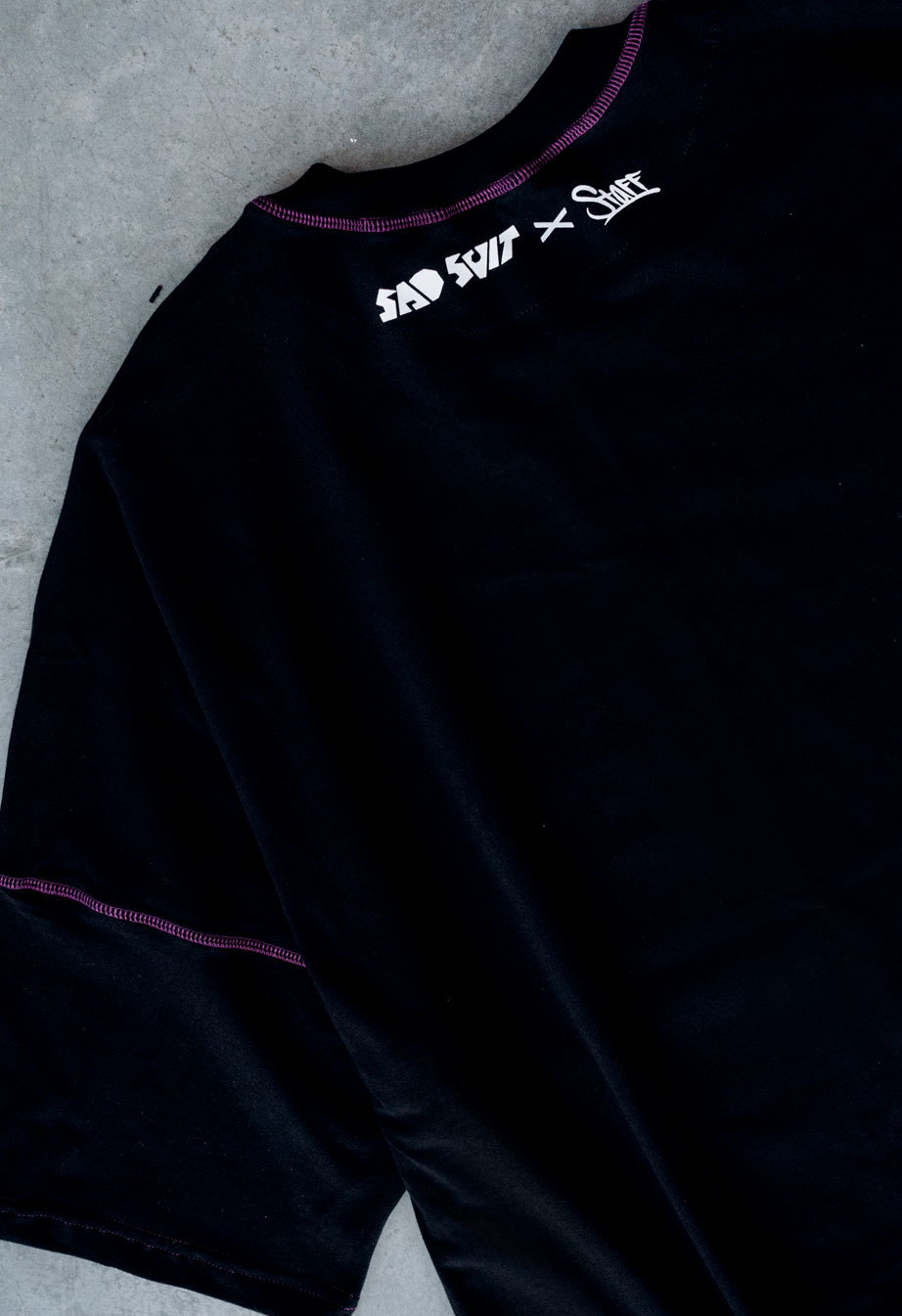 Koszulka Staff x SadSvit "Kolor magnolii" black oversize