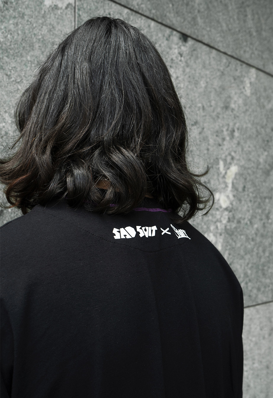 Koszulka Staff x SadSvit "Kolor magnolii" black oversize