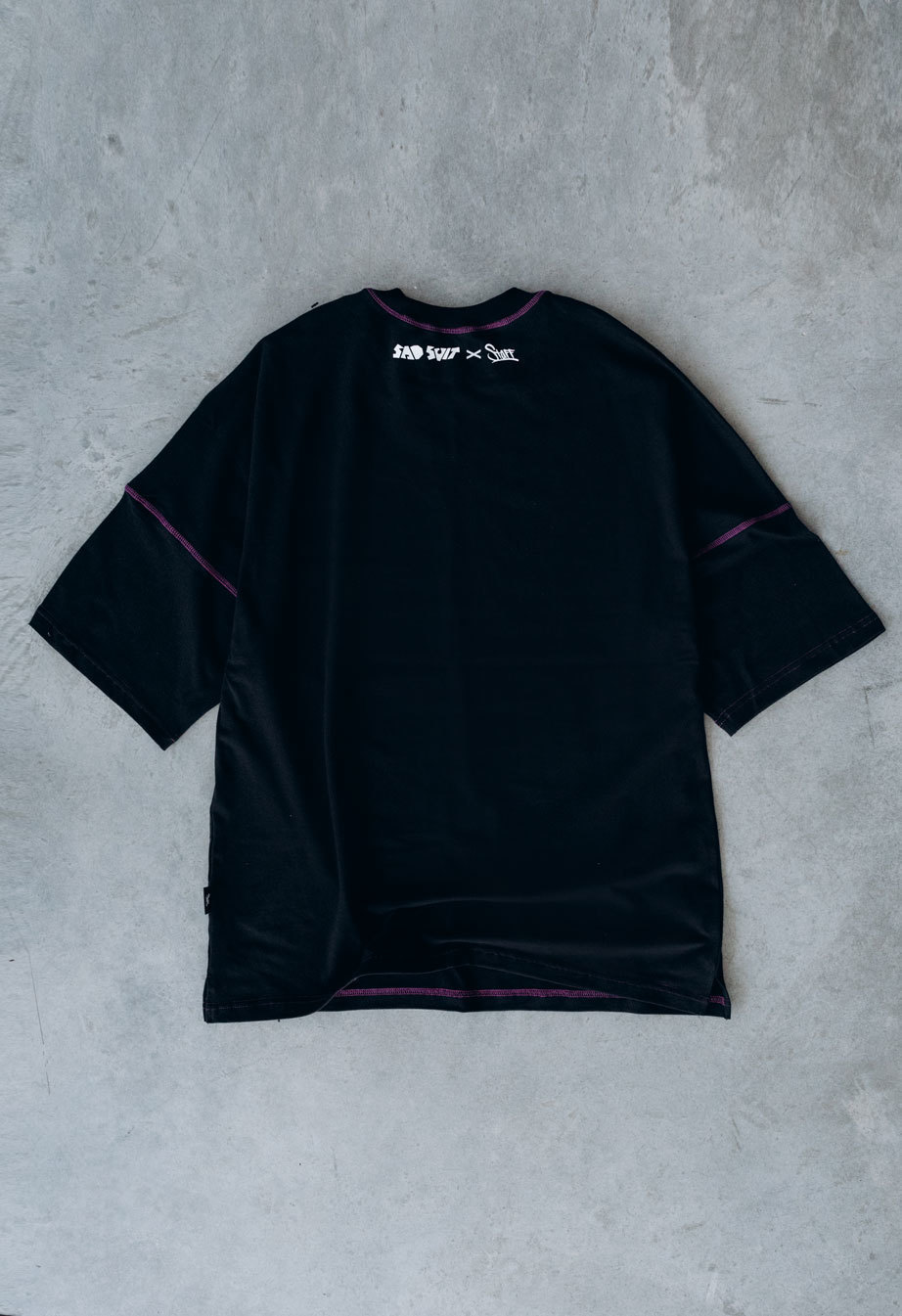 Koszulka Staff x SadSvit "Kolor magnolii" black oversize