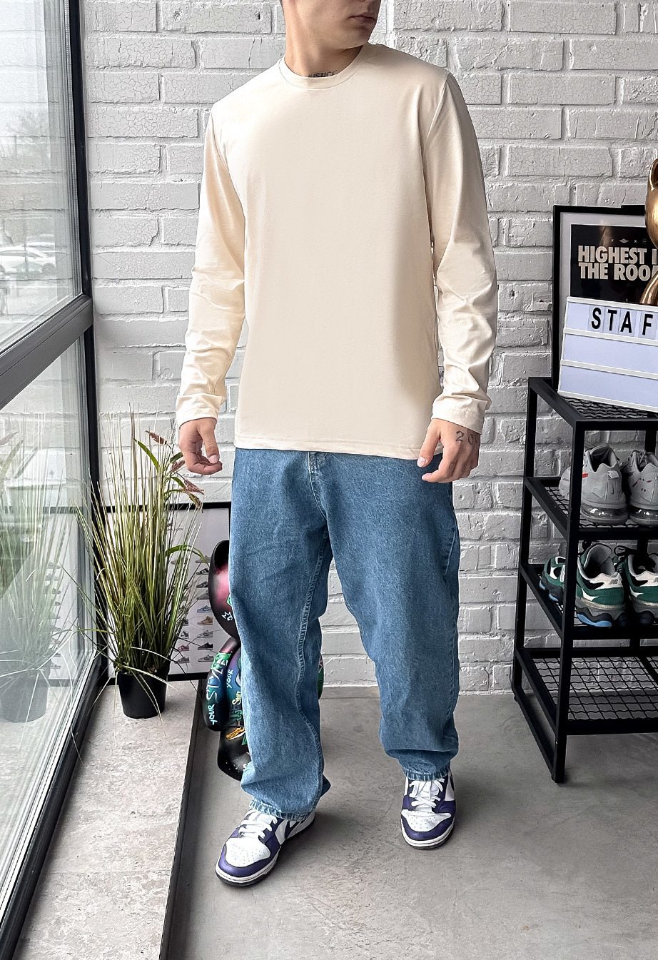 Bluza Staff milk basic