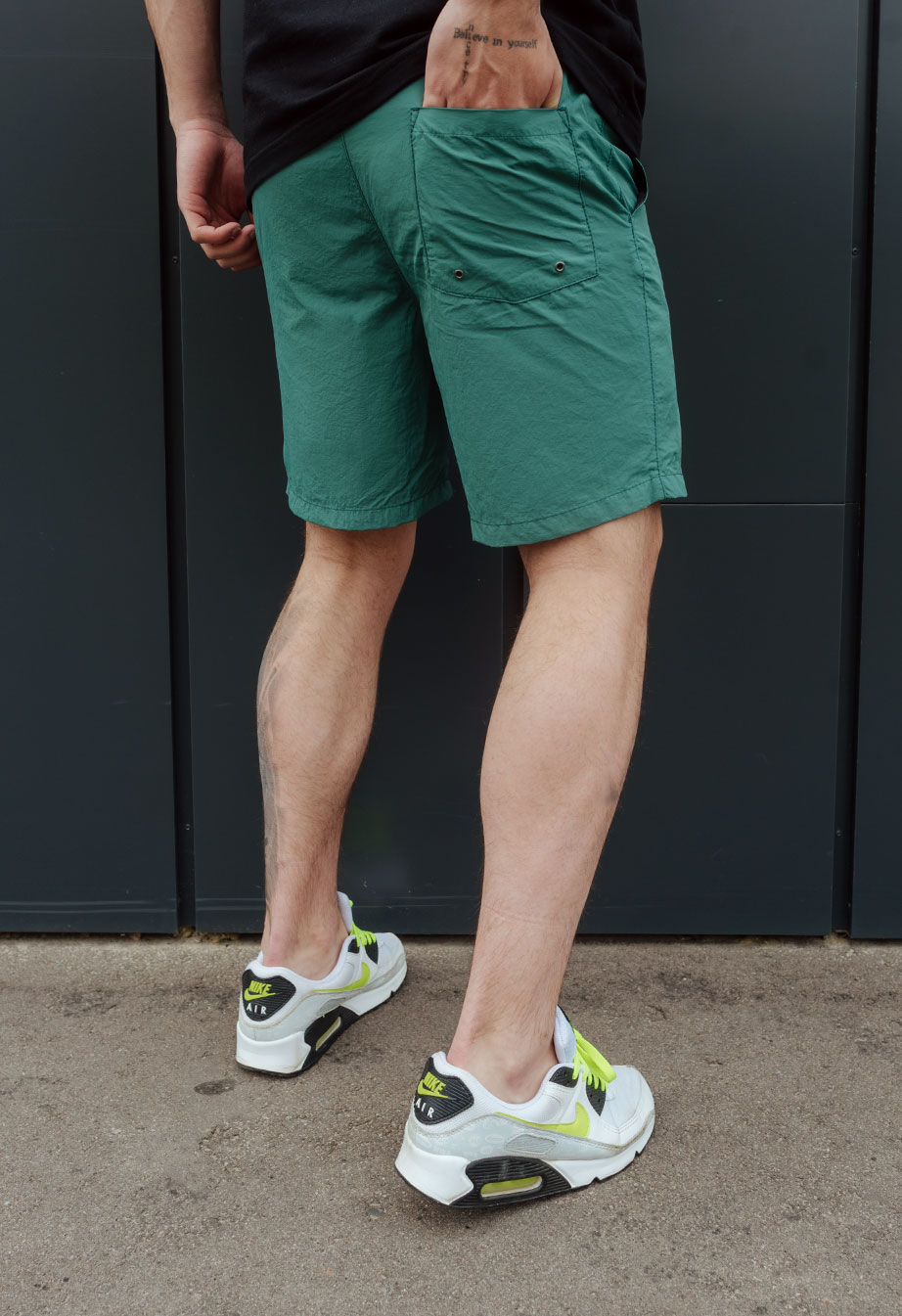 Spodenki plażowe Staff turquoise basic