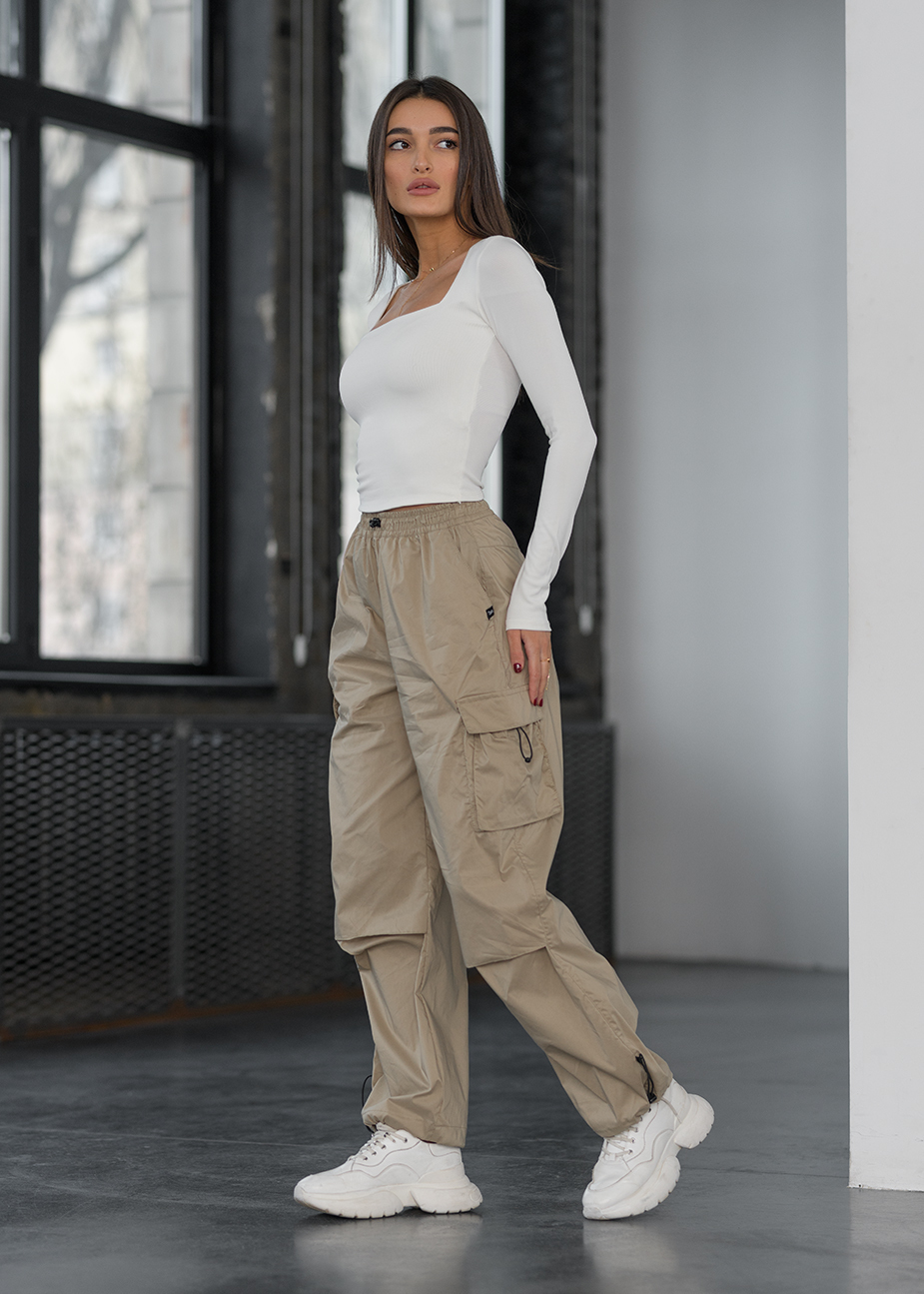 Damskie spodnie Staff beige