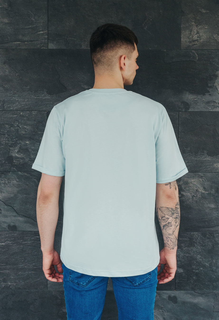 Koszulka Staff light blue basic