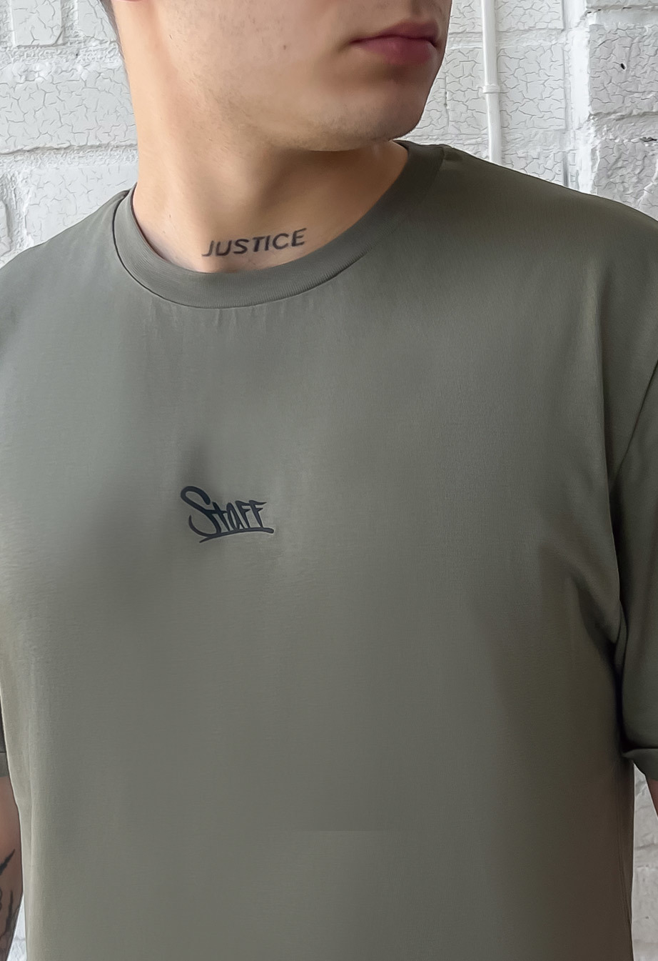 Koszulka Staff olive logo
