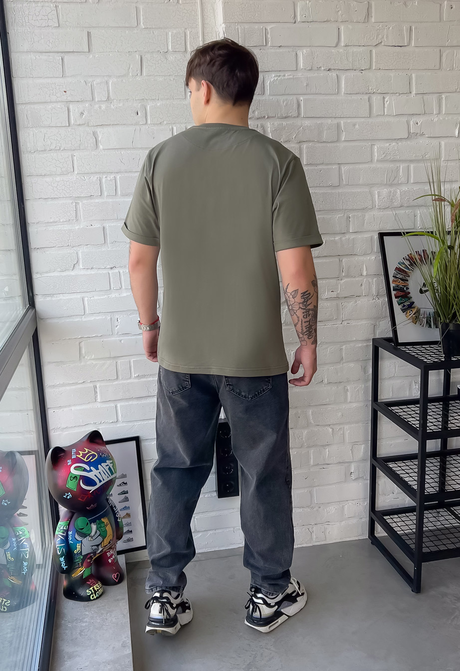 Koszulka Staff olive logo