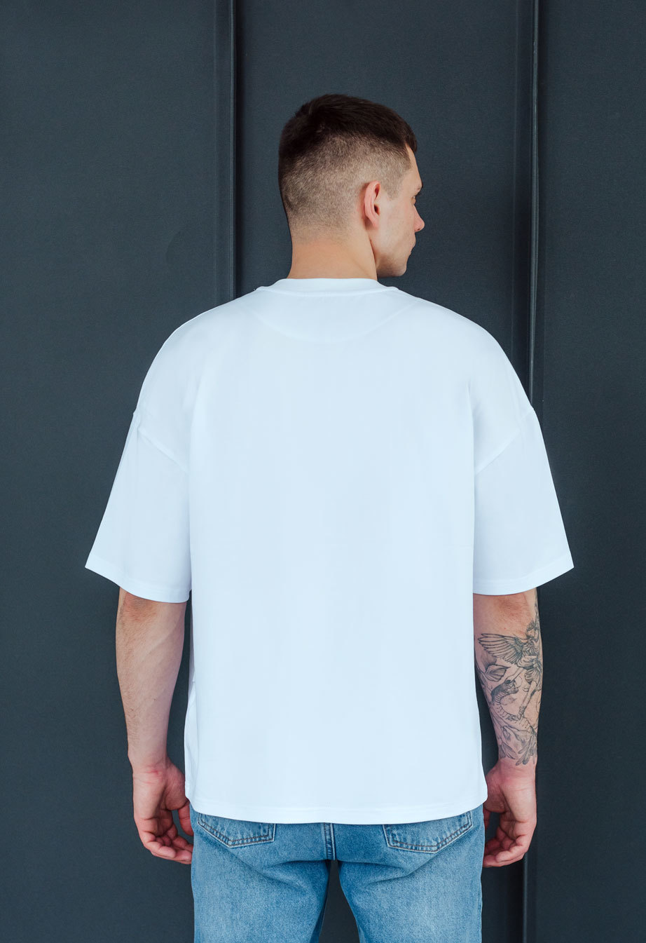 Koszulka Staff white basic oversize
