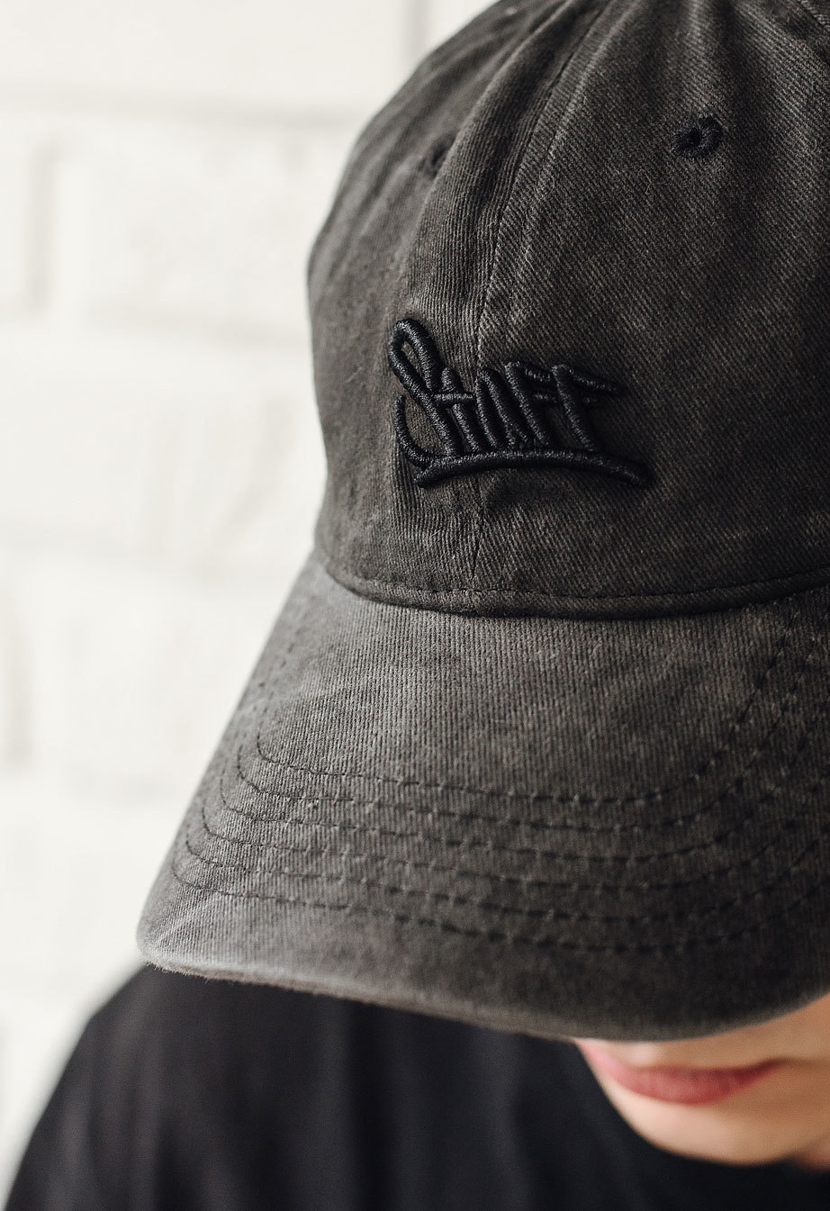 Czapka z daszkiem Staff dark gray logo