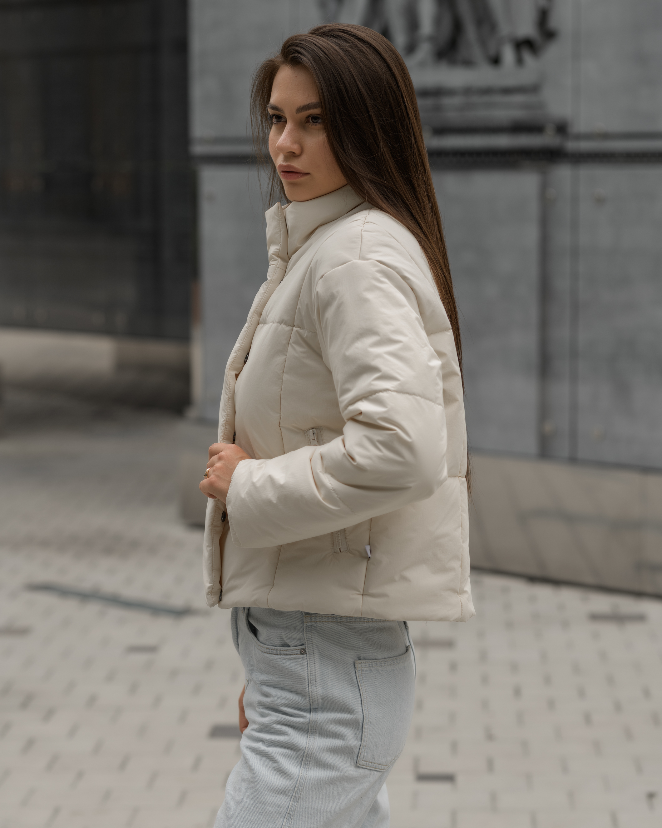 Damska kurtka Staff ley light beige